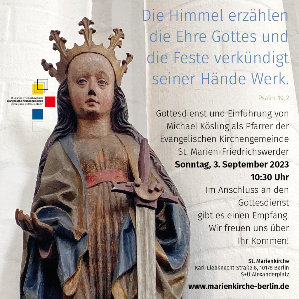 Gottesdienst und Einführung von Michael Kösling als Pfarrer der ...